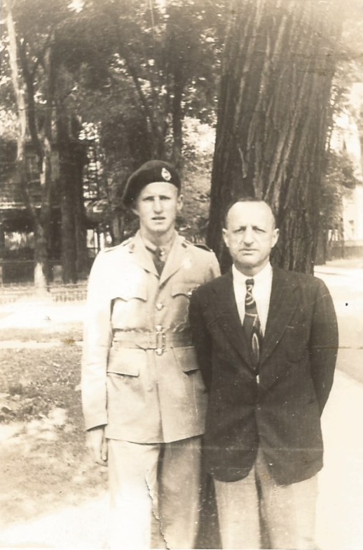 LEO WITH HIS FATHER AFTER DECORATION | Sapere Books